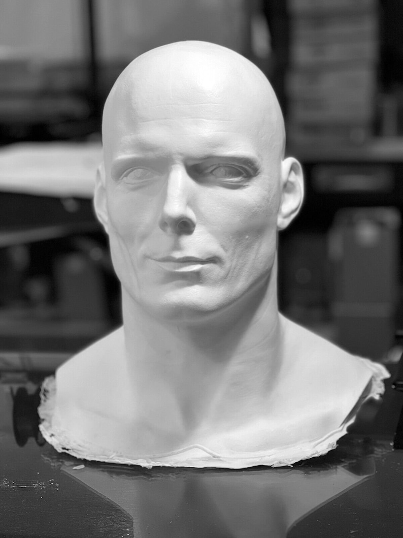 1:1 Christopher Reeve Superman Resin Bust 1978 Donner DC Warner Bros - Etsy