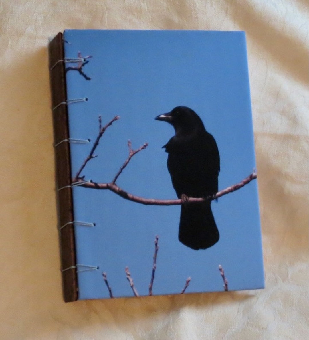 Crow Journal: Handmade Belgian Binding, Blank Book, Memory Keeper - Etsy