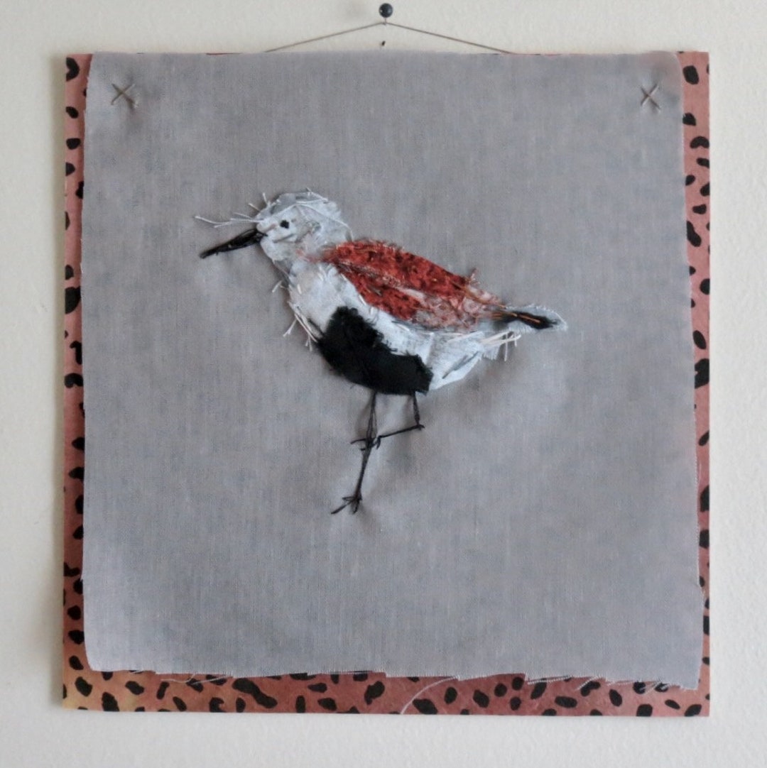 Birds: Gesture Drawings, Fabric/thread Bird Sketch, Collage ...