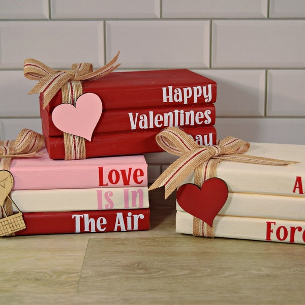 Mini Book Stacks - Etsy