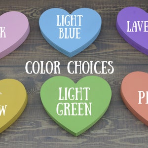 Personalized Wooden Conversation Hearts, Customized Valentine Candy ...