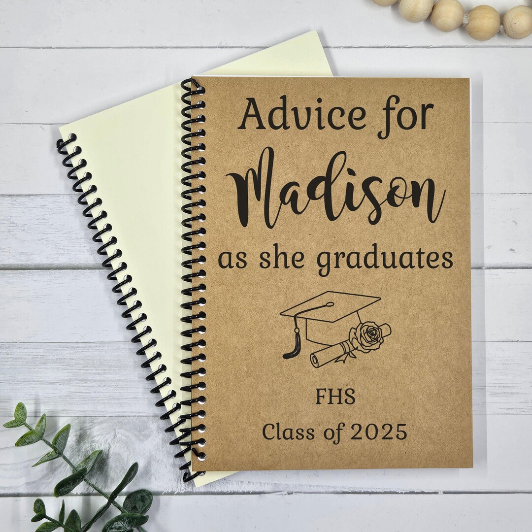 Personalized Graduation Guest Book, Grad Party Guestbook, Graduation ...