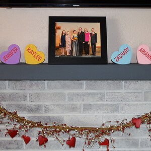 Personalized Wooden Conversation Hearts, Customized Valentine Candy ...