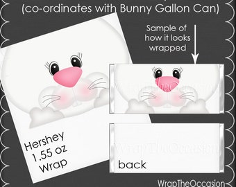 Easter Chocolate Wrapper, Printable, Chocolate Wrapper, INSTANT ...
