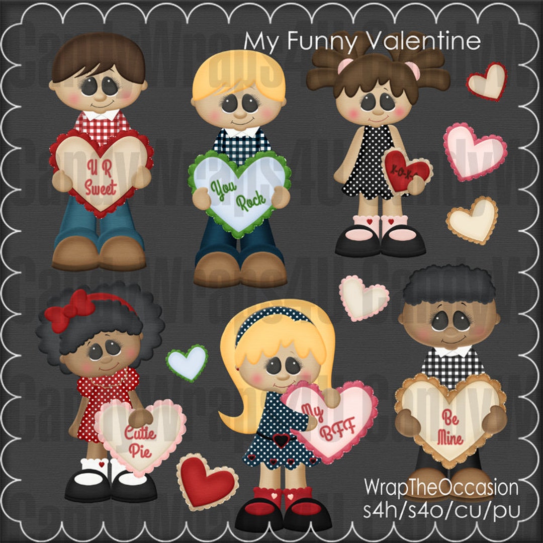 My Funny Valentine CU Clipart - Etsy