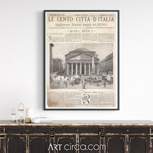 Vintage Italian Newspaper : Vintage Italian Newspaper - Roma Antica ...