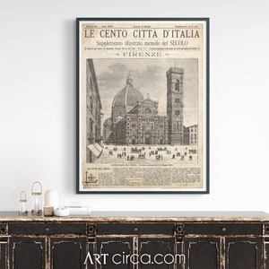 Vintage Italian Newspaper : Firenze Full Cover - Vintage Italian ...