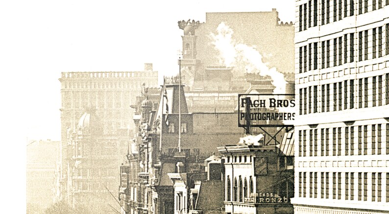 Flatiron Building Print Poster : Vintage New York Flatiron - Etsy