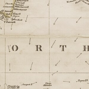 World Map Art : 1861 World Map Print - Antique World Map - Vintage ...