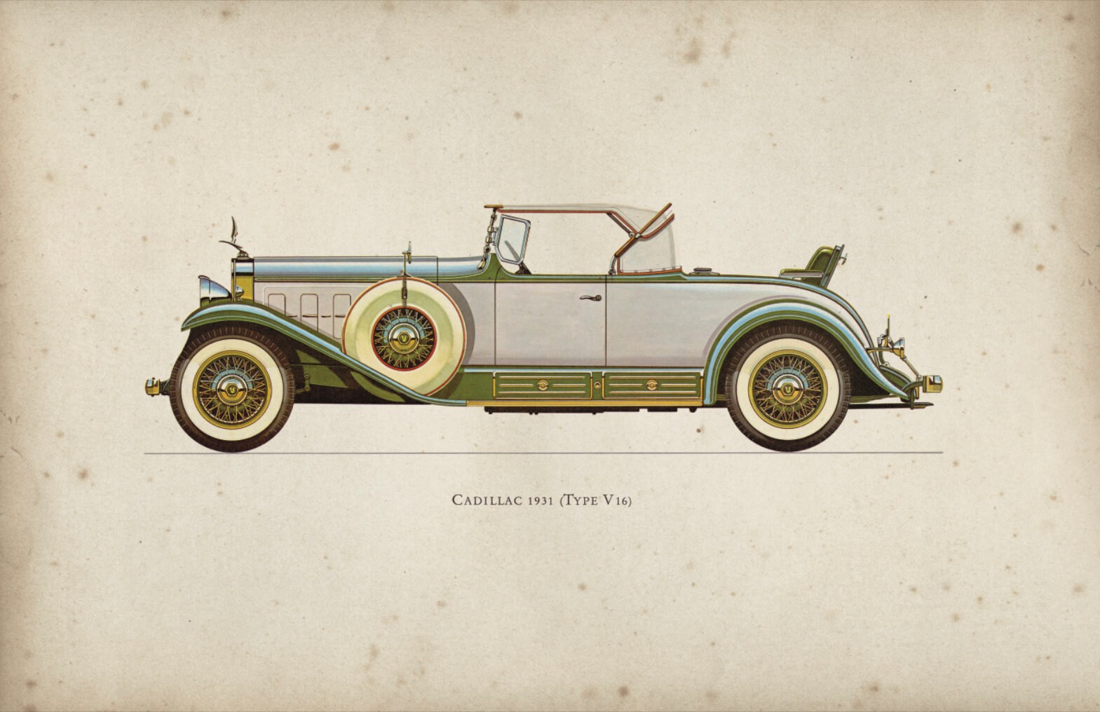 Classic Car Art Vintage Art Print Car Decor Car Art | Etsy