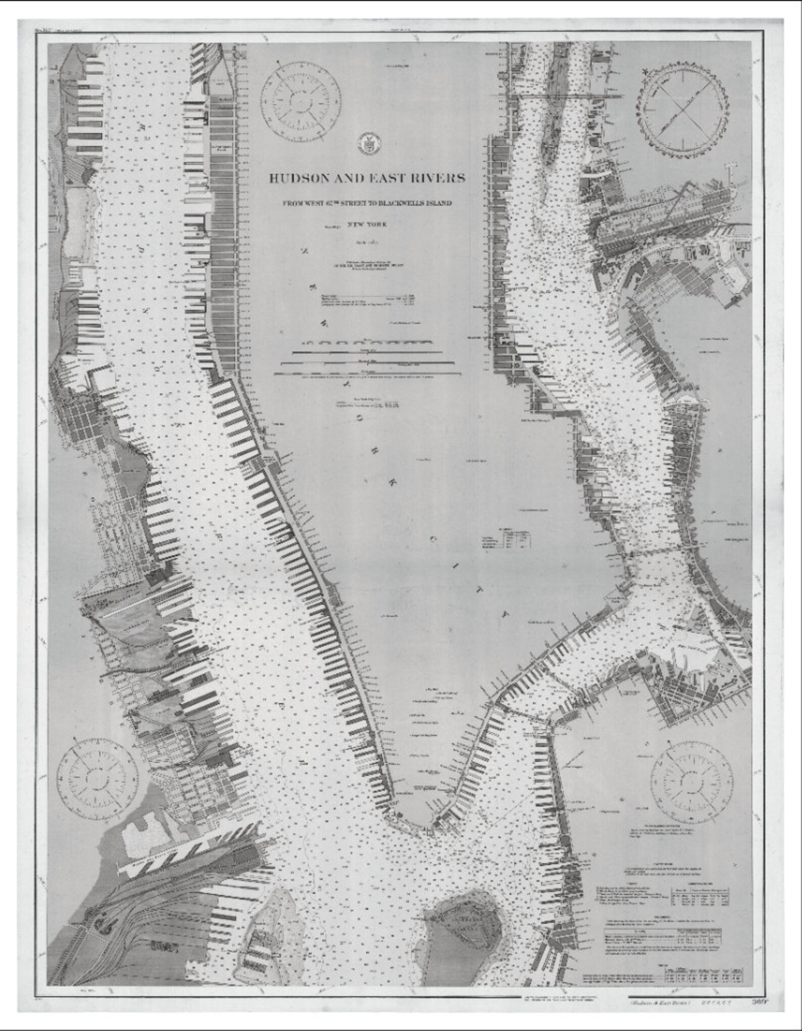 New York Nautical Map : Vintage 20th C. Nautical Survey Map - Etsy