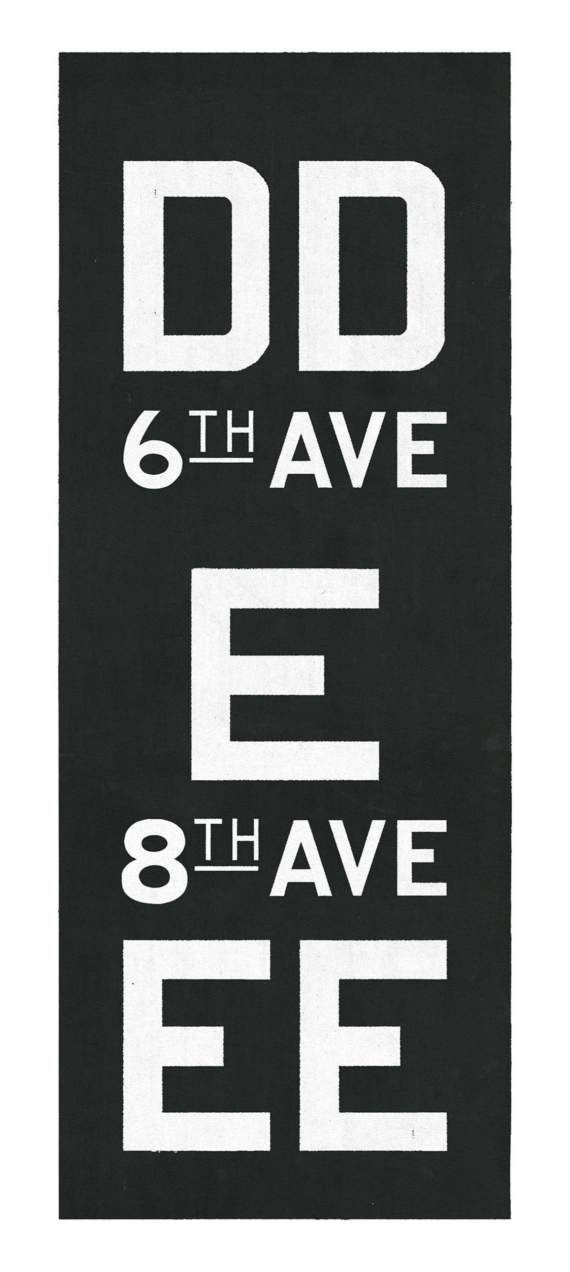 Subway Sign : New York Subway Sign Art D Train Print Poster | Etsy