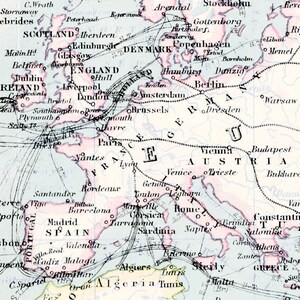 World Map Art : 1911 British Map of the World - World Map Print - World ...