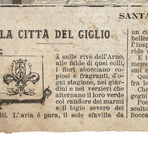 Vintage Italian Newspaper : Firenze Full Cover - Vintage Italian ...