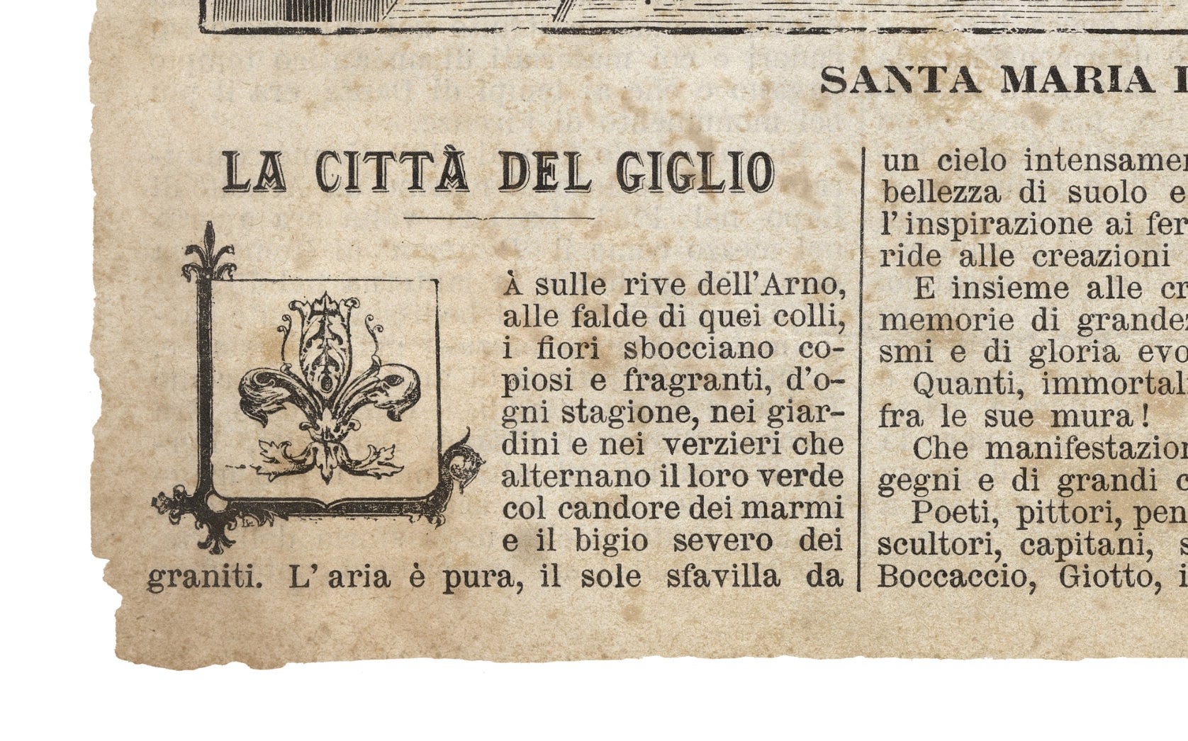 Vintage Italian Newspaper : Firenze Full Cover - Vintage Italian ...