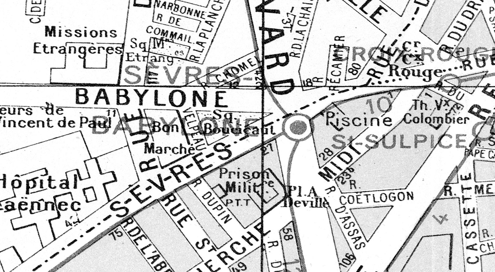 Paris Map 6th Arrondissement Map Luxembourg Map Print : - Etsy