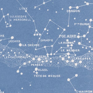 Nursery Star Map : Vintage French Constellation Map - Constellation Map ...