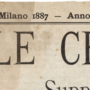 Vintage Italian Newspaper : Firenze Full Cover - Vintage Italian ...