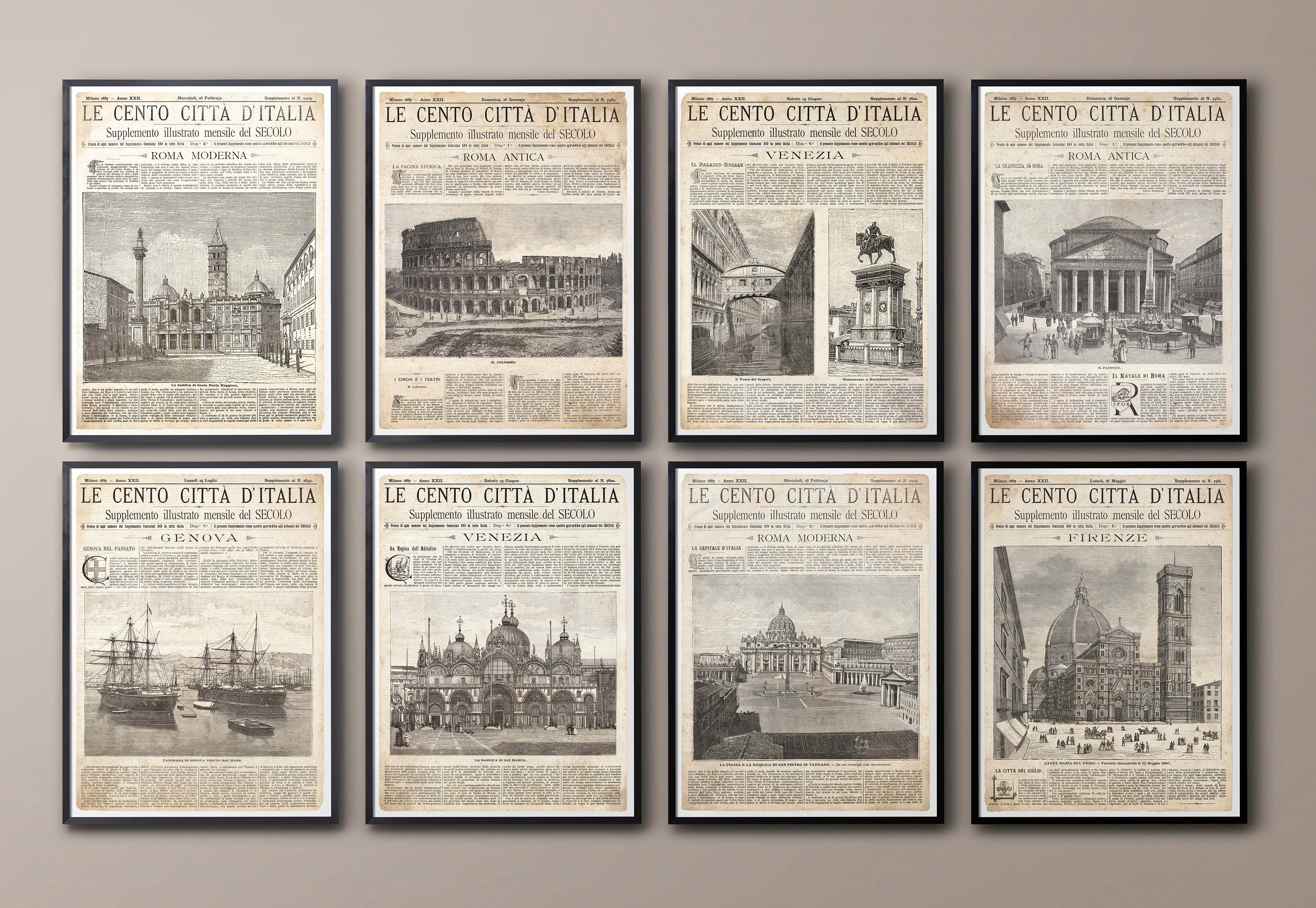 Vintage Italian Newspaper : Venezia Full Cover 1 Vintage - Etsy