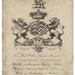 Coat of Arms Prints: Family Crest - 18th C. English Armorial Engravings ...