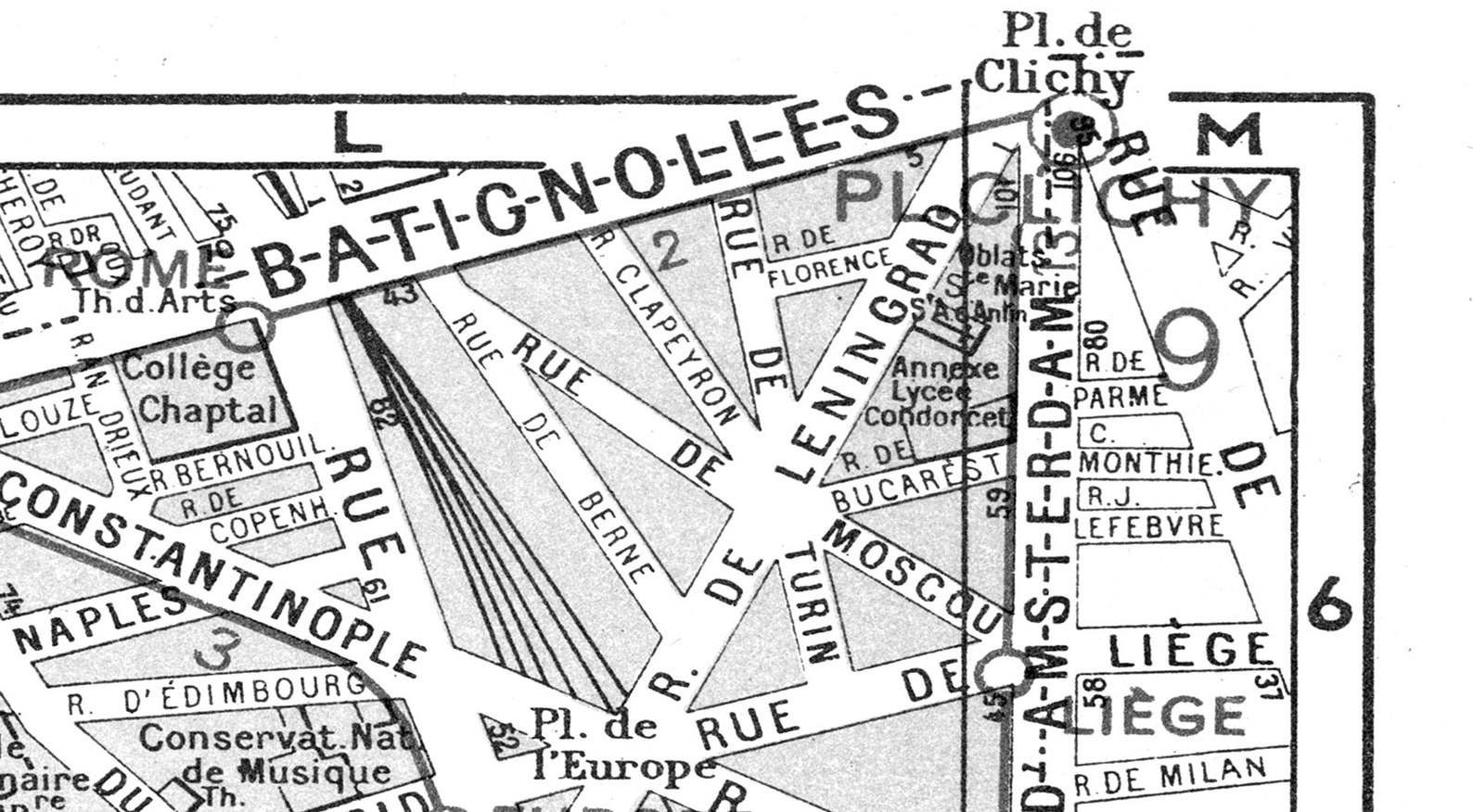 Paris Map 8th Arrondissement Map Élysées Map Print : Paris | Etsy