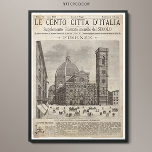 Vintage Italian Newspaper : Firenze Full Cover - Vintage Italian ...