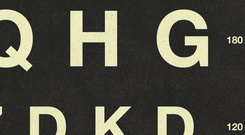 Eye Chart Print : Vintage Eye Charts Letters Vintage Eye - Etsy
