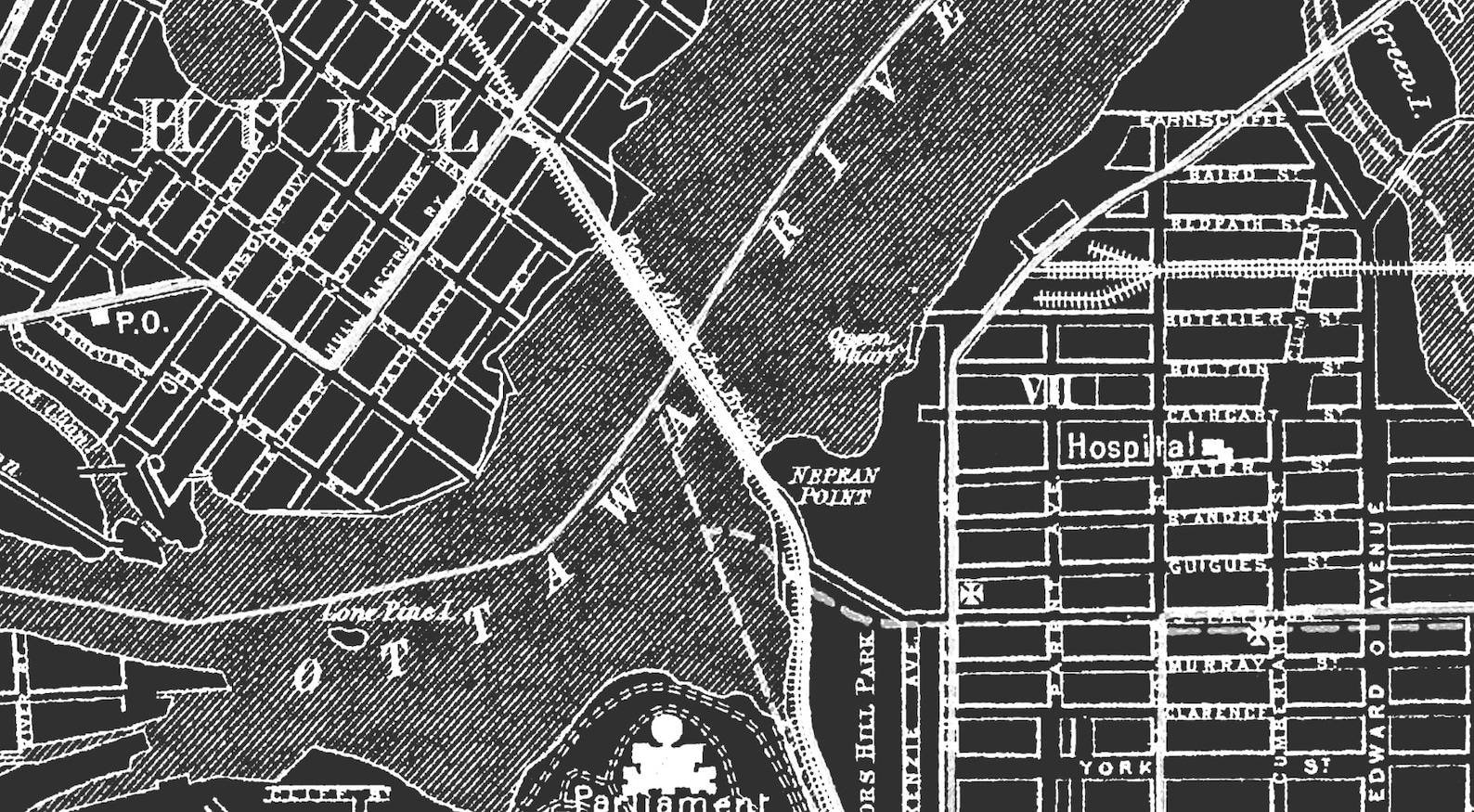 Ottawa Map : Vintage Ottawa Map Print Circa 1915 Ottawa | Etsy