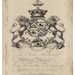 Coat of Arms Prints: Family Crest - 18th C. English Armorial Engravings ...