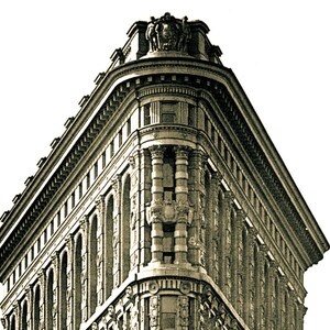 Flatiron Building Print Poster : Vintage New York Flatiron "fuller ...