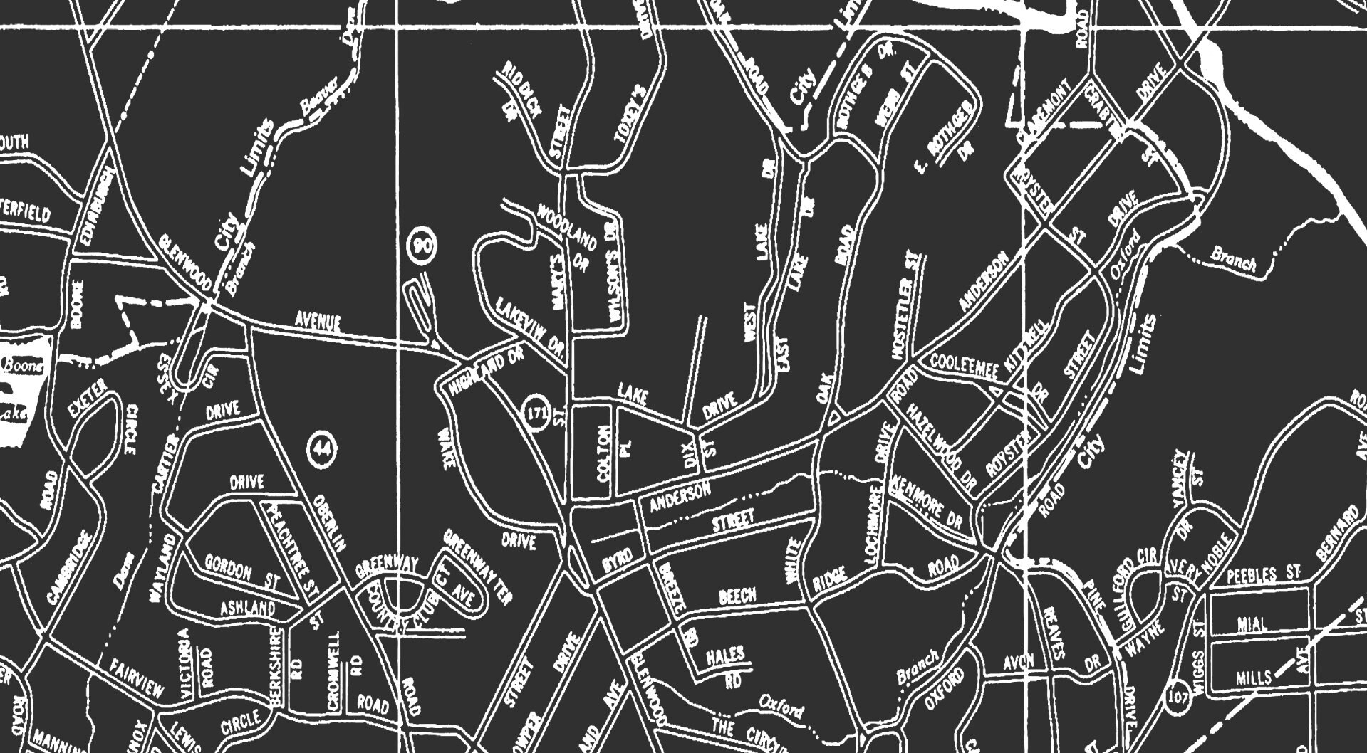 Raleigh Map Print : Vintage Raleigh map print Old Raleigh | Etsy