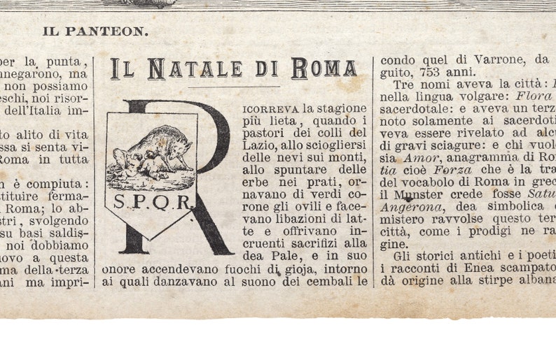Vintage Italian Newspaper : Vintage Italian Newspaper Roma | Etsy