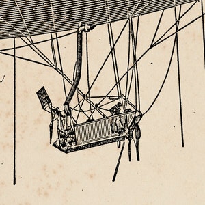 Vintage Transportation Art : Airship Art - Balloon Ship Art - Steampunk ...