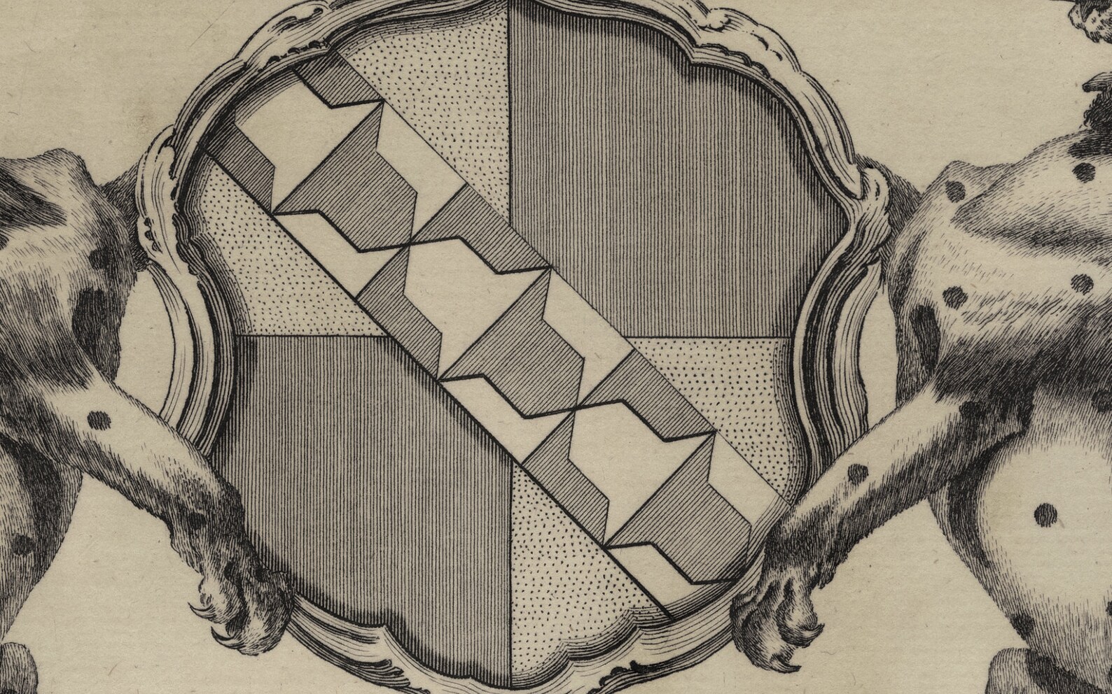 Coat of Arms Print #3 : Family Crest - 18th C. English Armorial ...