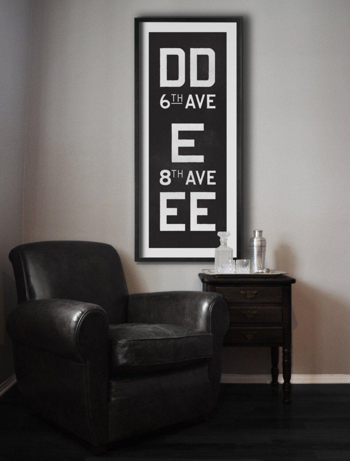 Subway Sign : New York Subway Sign Art D Train Print Poster | Etsy