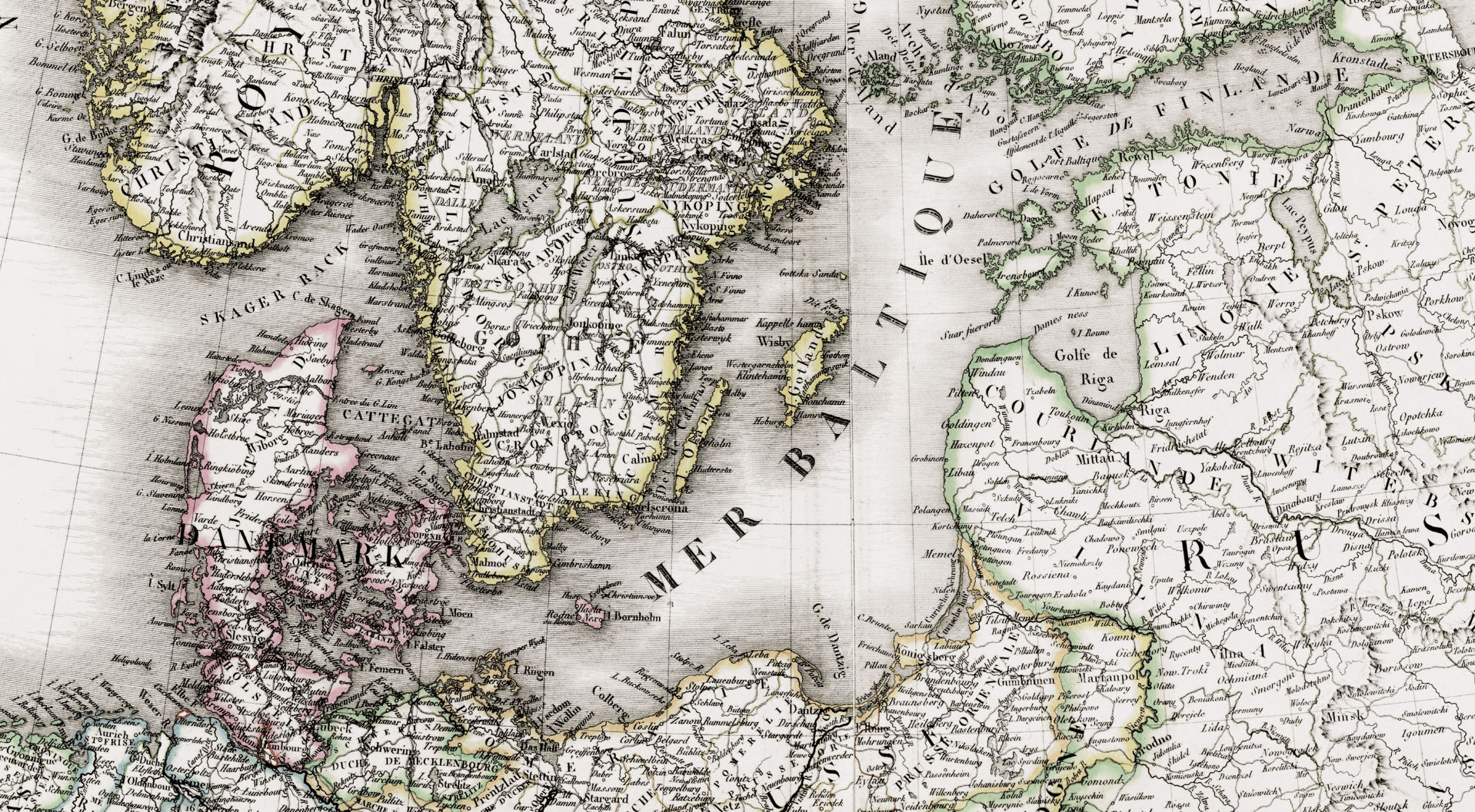 Europe Map : 1816 Map of Europe - Vintage Map of Europe - Panel Map ...