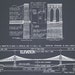 Brooklyn Bridge Blueprint : Vintage New York Brooklyn Bridge ...