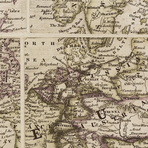 World Map Art : 1861 World Map Print - Antique World Map - Vintage ...