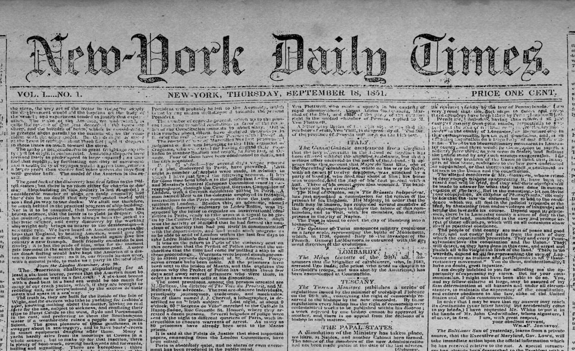 New York Times Print : Vintage New York Times Newspaper From - Etsy