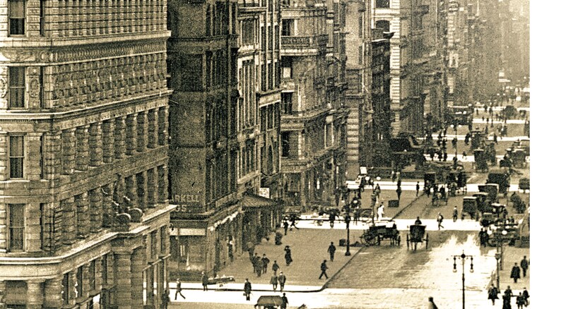 Flatiron Building Print Poster : Vintage New York Flatiron | Etsy