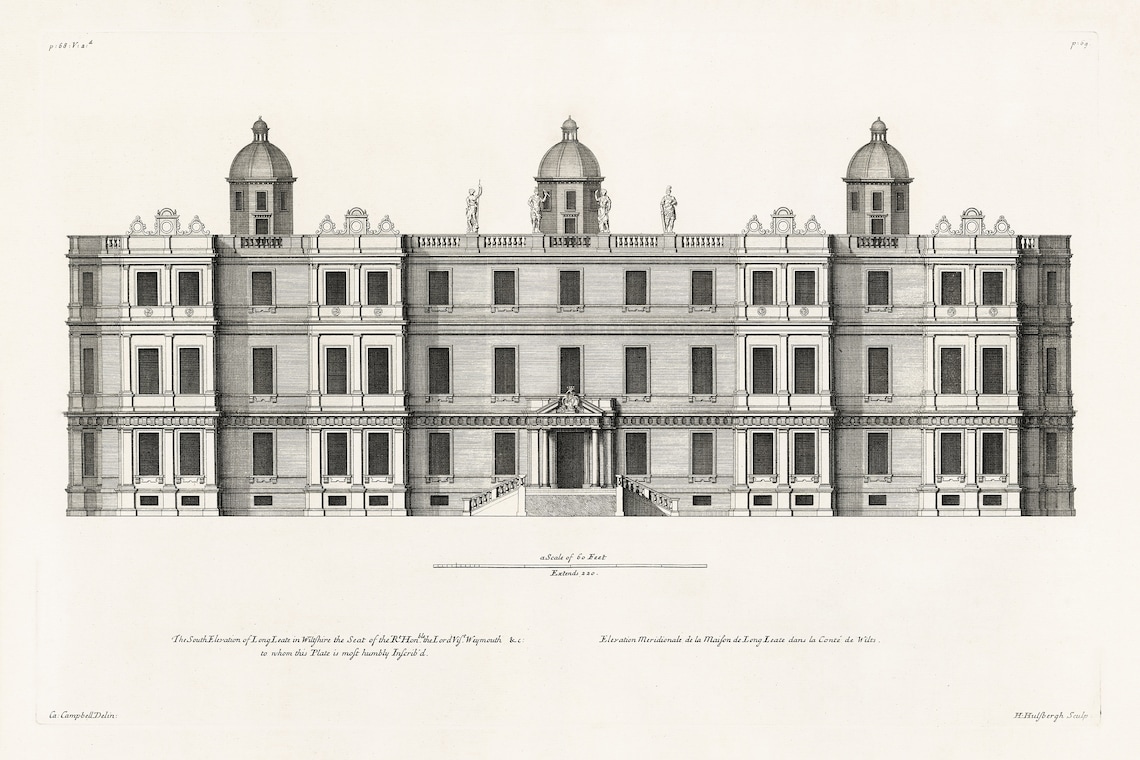 Architecture Prints : 18th C. English Townhouse Collection | Etsy