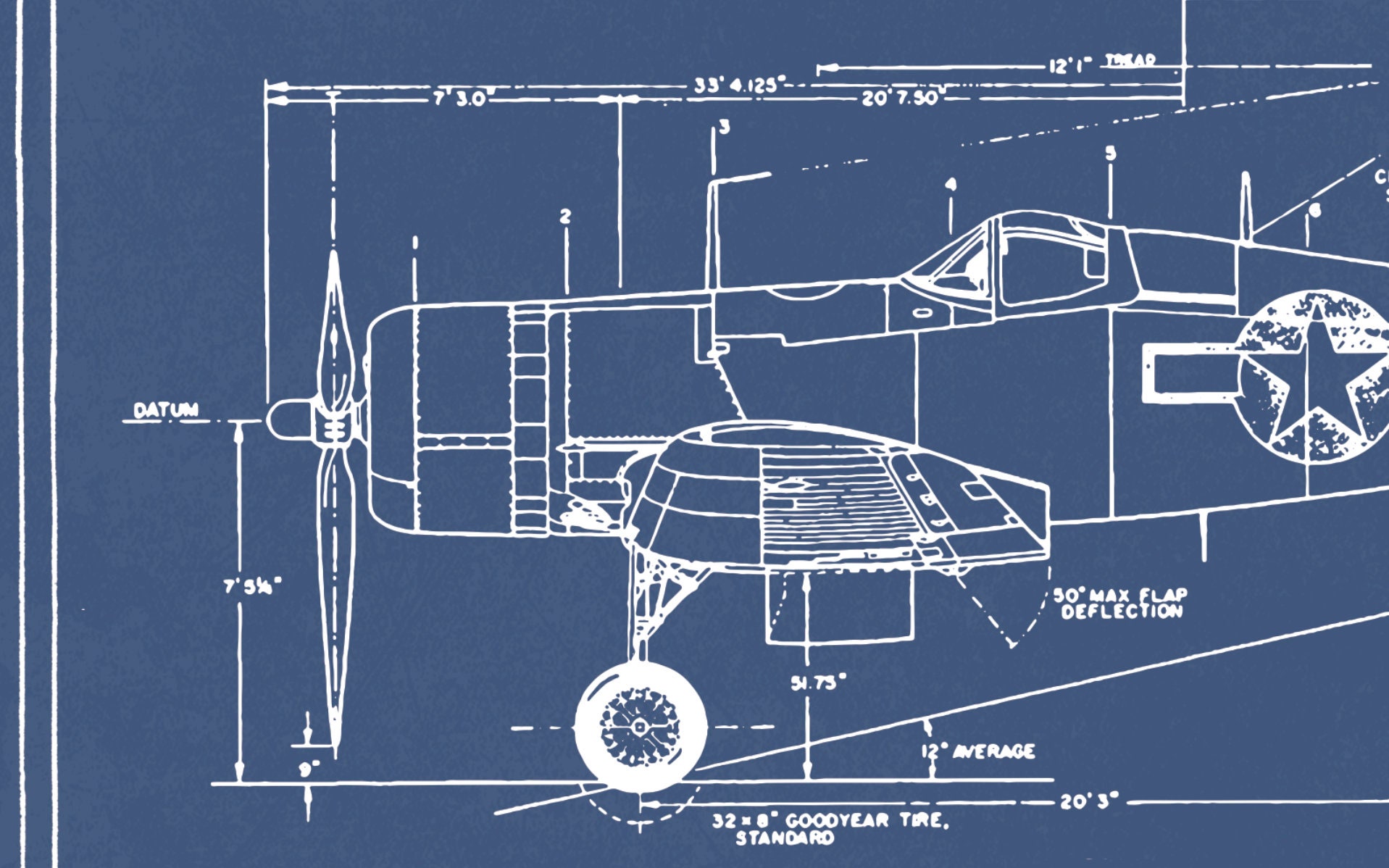F4u Corsair Blueprints