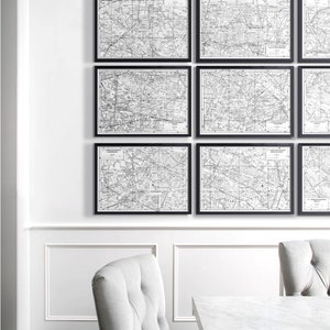Paris Map 5th Arrondissement Map Pantheon Map Print : | Etsy