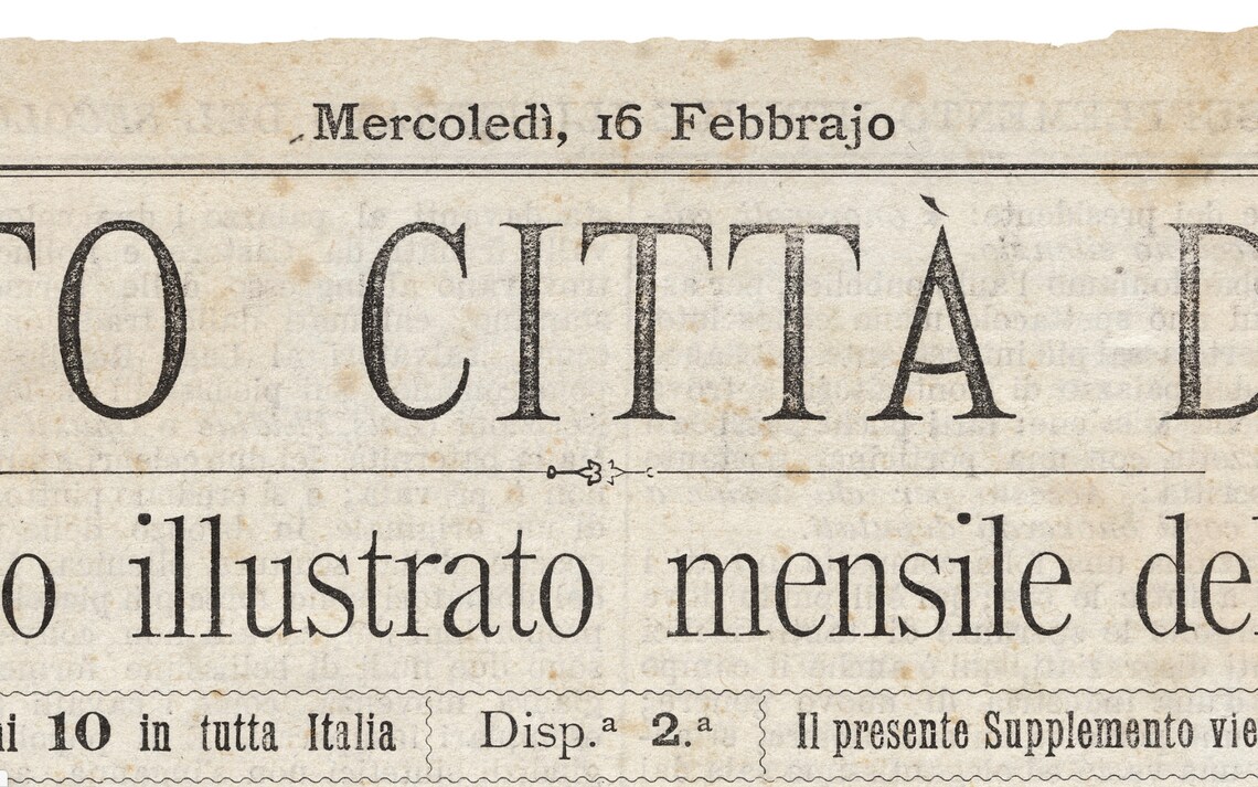 Vintage Italian Newspaper : Roma Moderna Full Cover 1 - Vintage ...