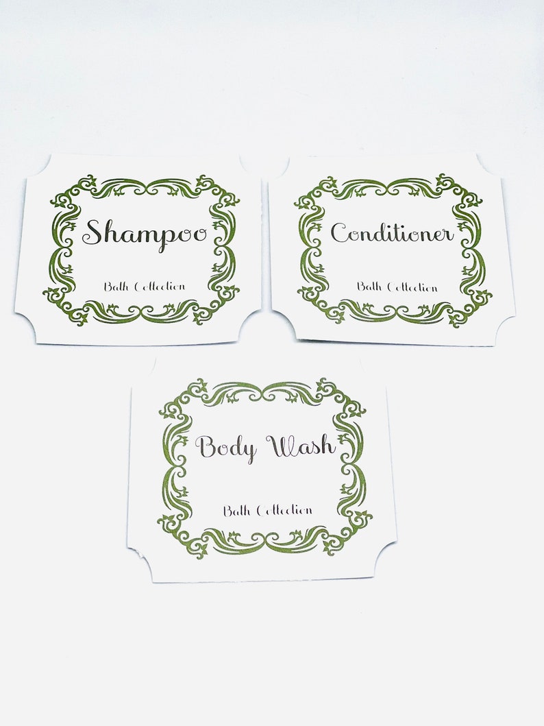 Shampoo, Conditioner & Body Wash Labels - Etsy