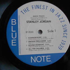 Stanley Jordan - Magic Touch - Vinyl Record - Etsy