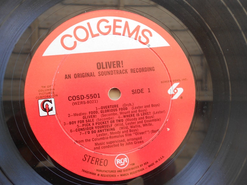Oliver Original Soundtrack Lionel Bart Vinyl Record | Etsy