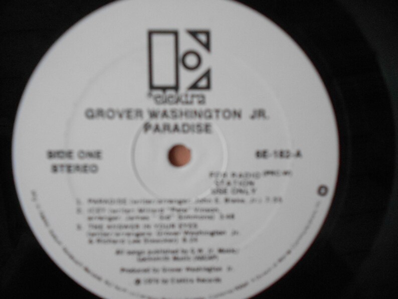 Grover Washington Jr. Paradise Vinyl Record - Etsy
