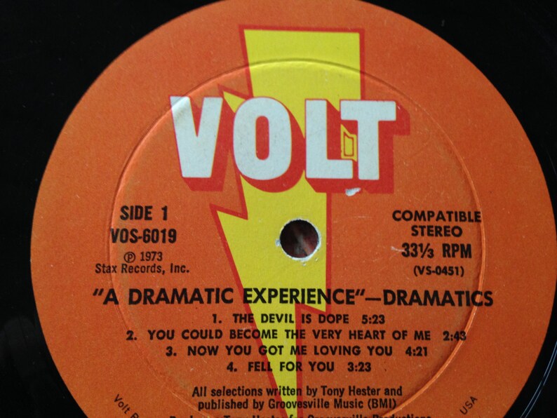 The Dramatics A Dramatic Experience Vinyl Record - Etsy