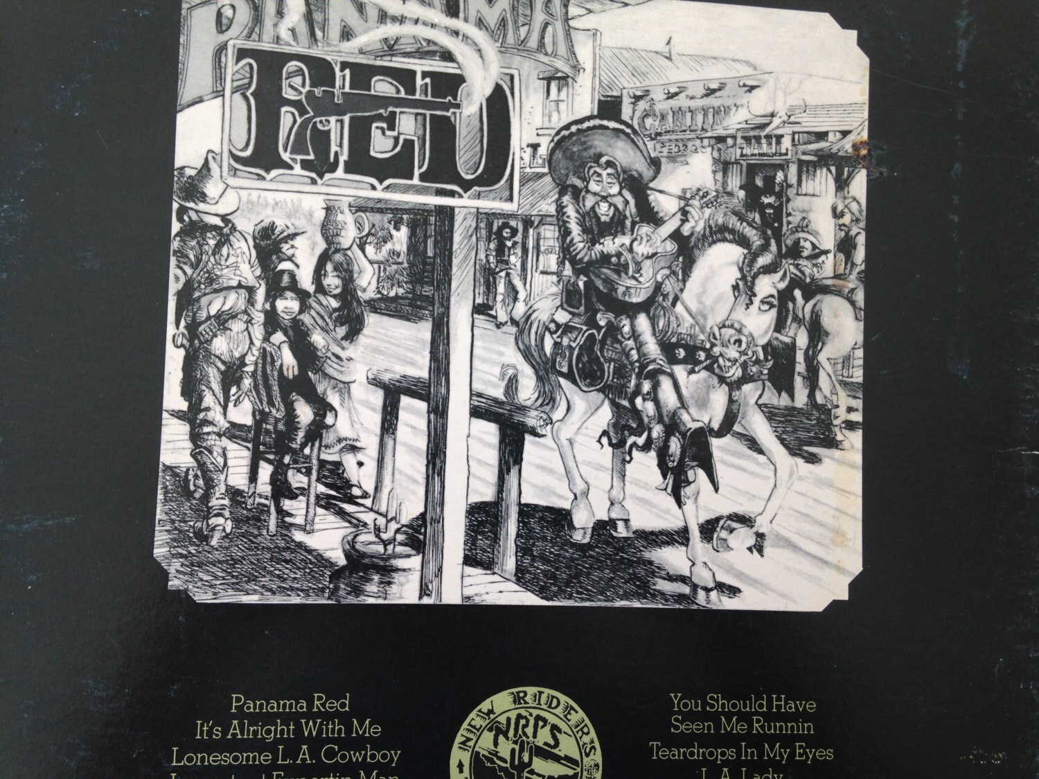 New Riders the Adventures of Panama Red Vinyl Record - Etsy